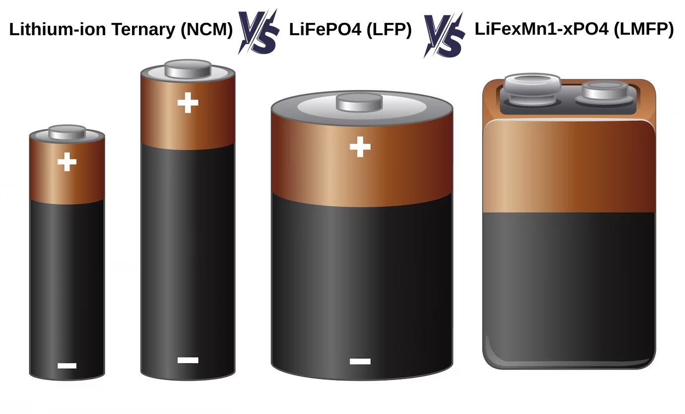 NCM、LFP、LMFP バッテリーの包括的な比較 - newsmy